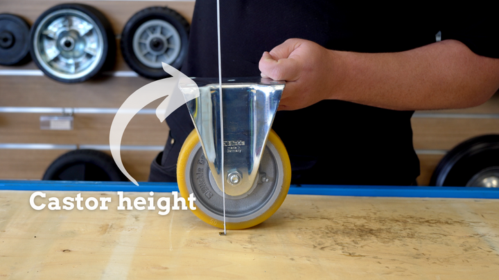 How to measure a castor – Wheelco