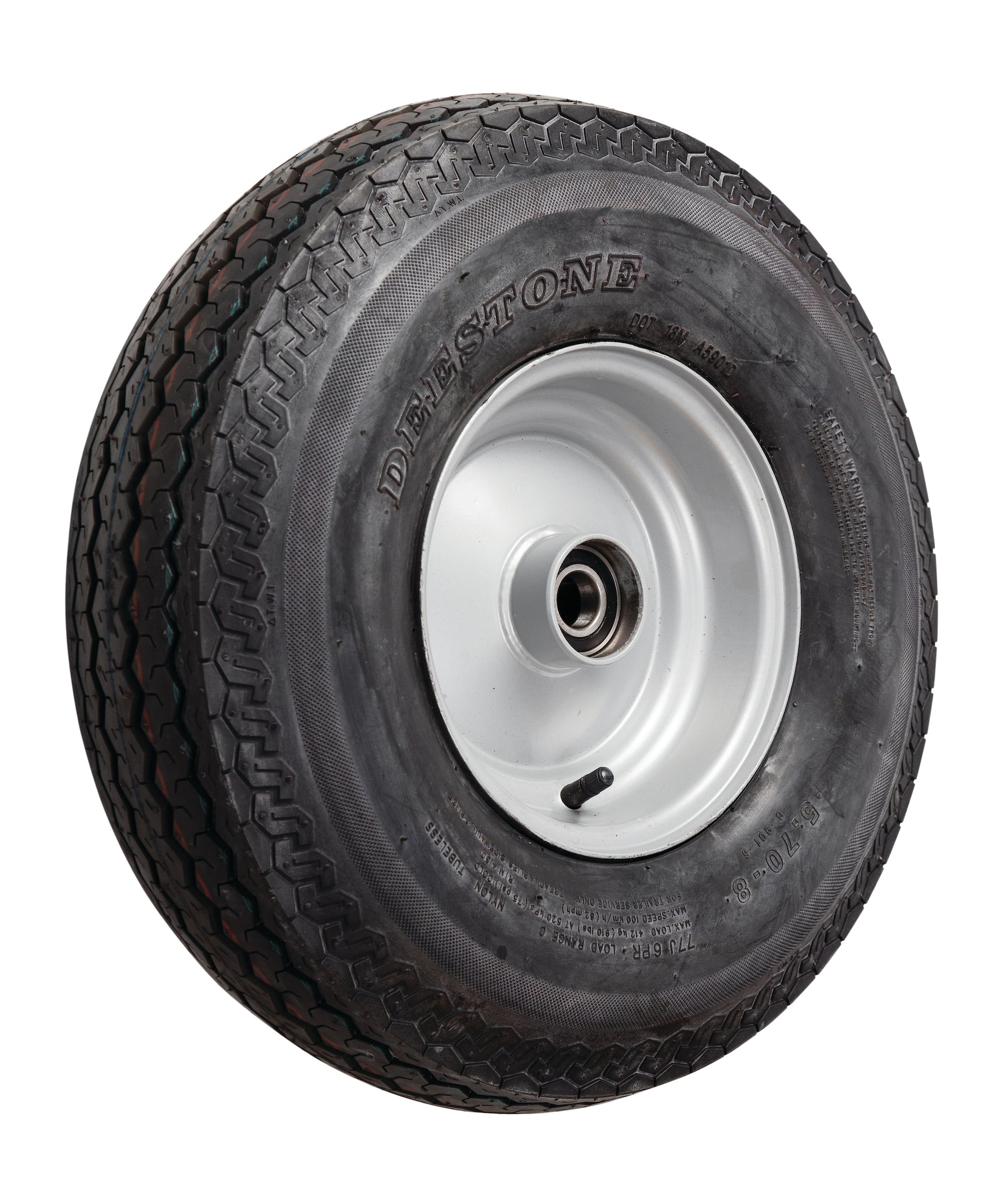 8 inch Steel Rim 480/400x8 6 Ply Road Ribbed Tread Tyre High Speed Sea ...