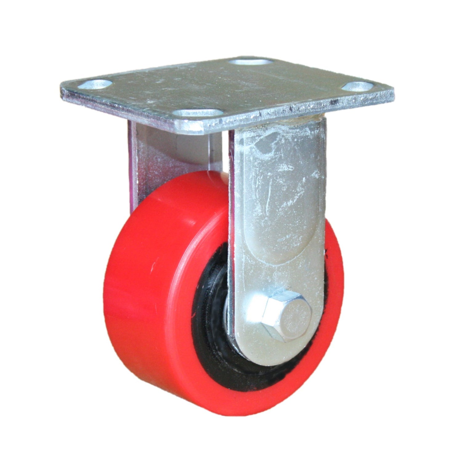 WXU - Fixed 100mm Urethane Castor – Wheelco