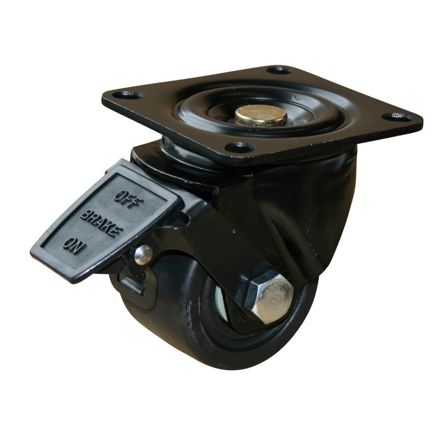 MXN - Swivel Plate & Brake 75mm Nylon Castor – Wheelco