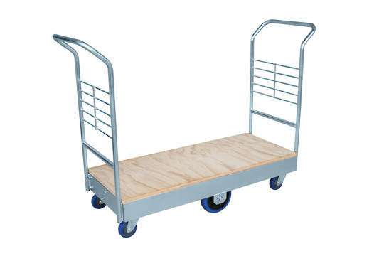 Plywood Platform Trolleys 1200x500mm Tray - PTRD1200-Ply – Wheelco