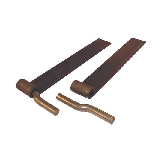 Strap hinge and pin 305mm x 50mm strap x 16mm pin – Wheelco