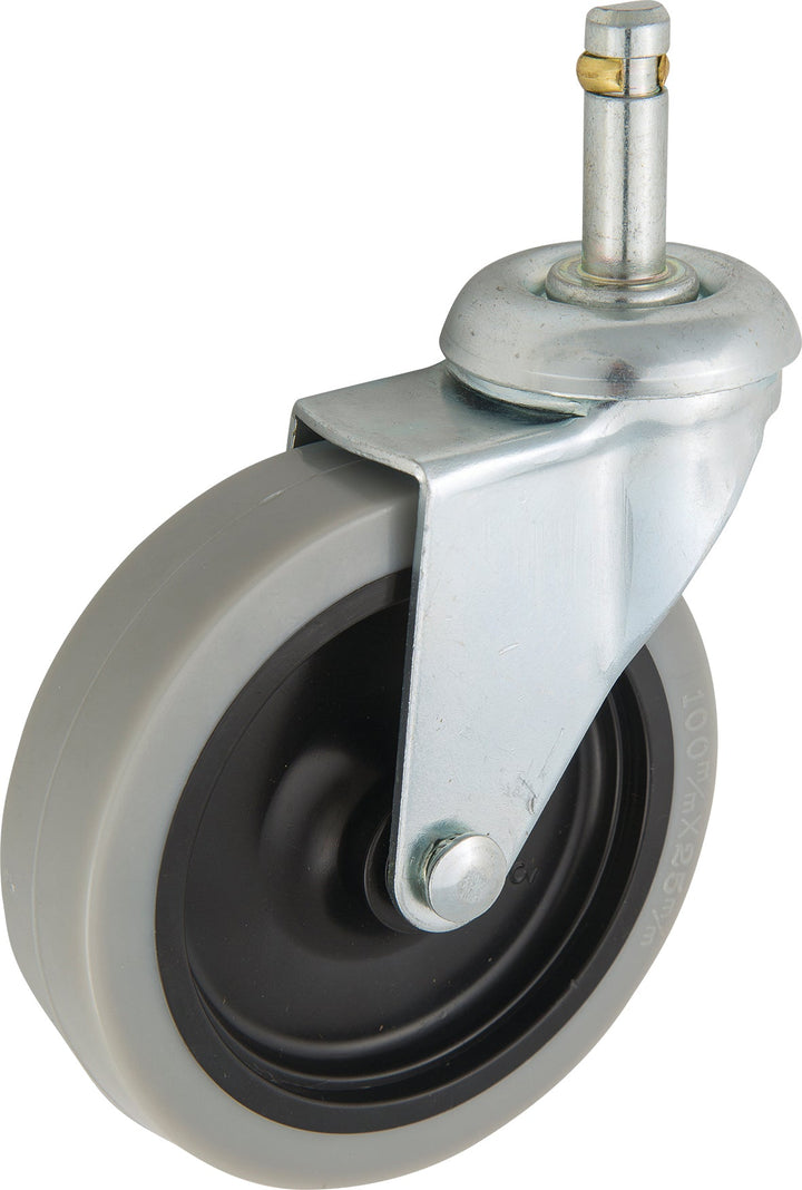 100mm Swivel Urethane Castor - 11mm x 35mm Stem Fitting – Wheelco