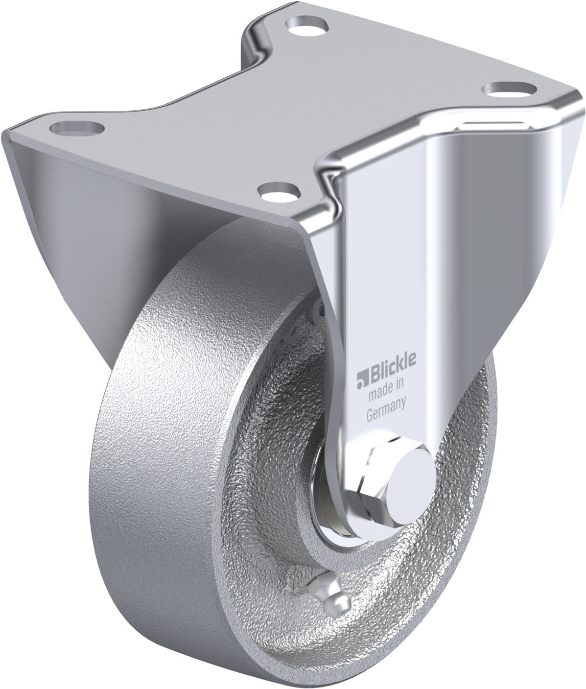 LKI - Fixed 100mm Cast Iron Castor – Wheelco