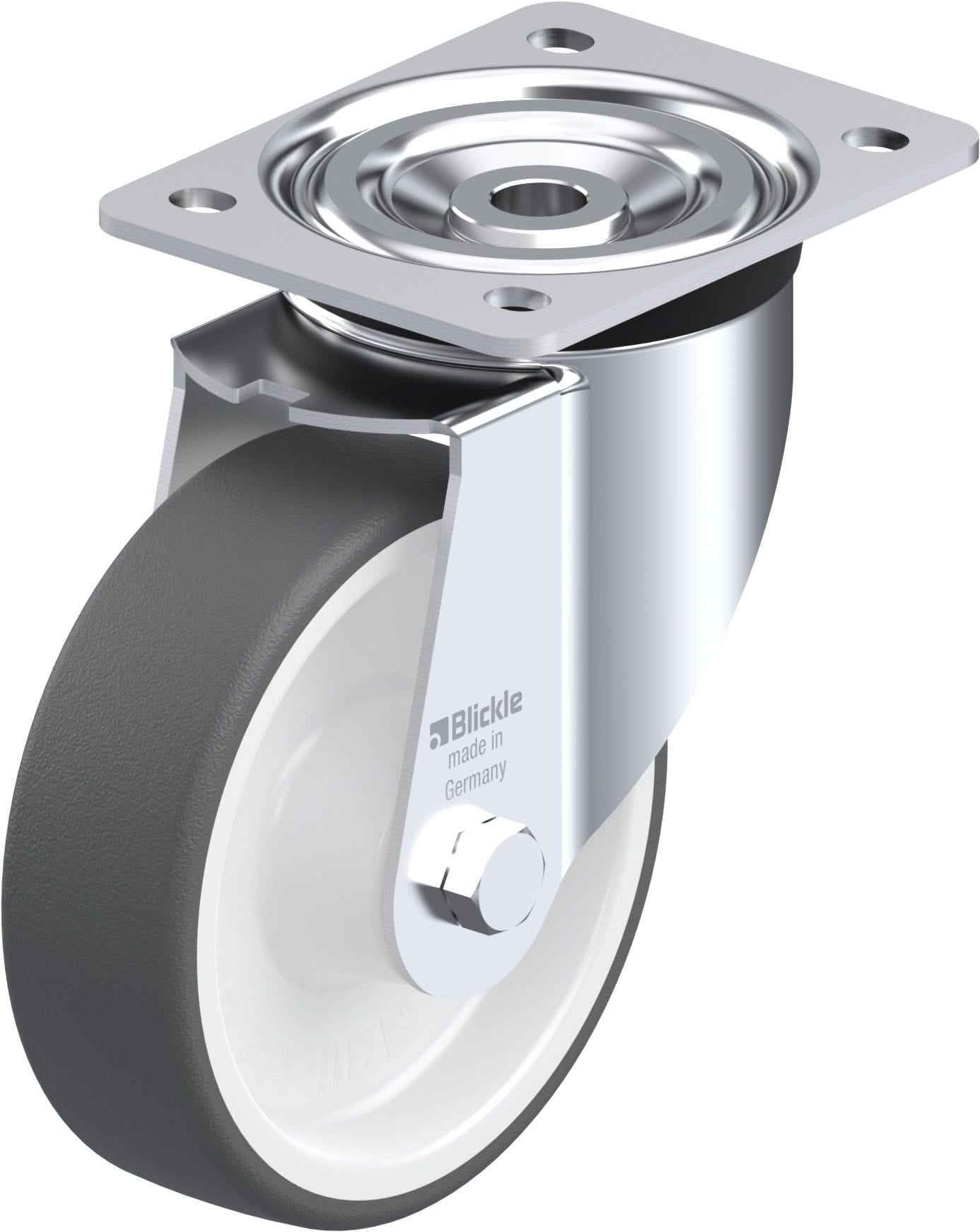 150mm Urethane Castor - Swivel Plate - 400kg Capacity – Wheelco